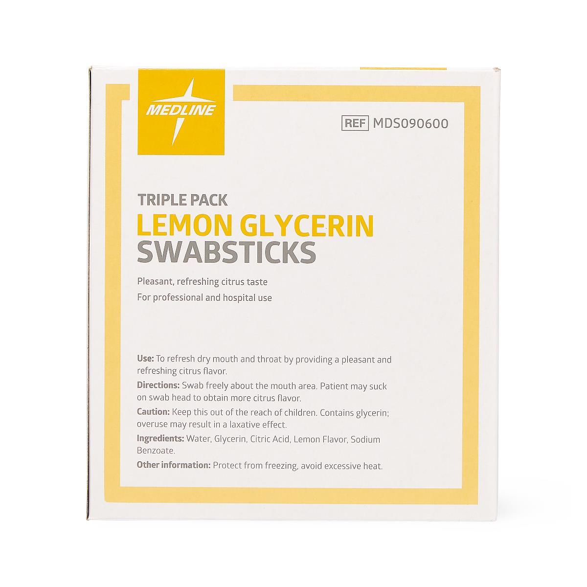 Medline Lemon Glycerin Swabsticks | Medline