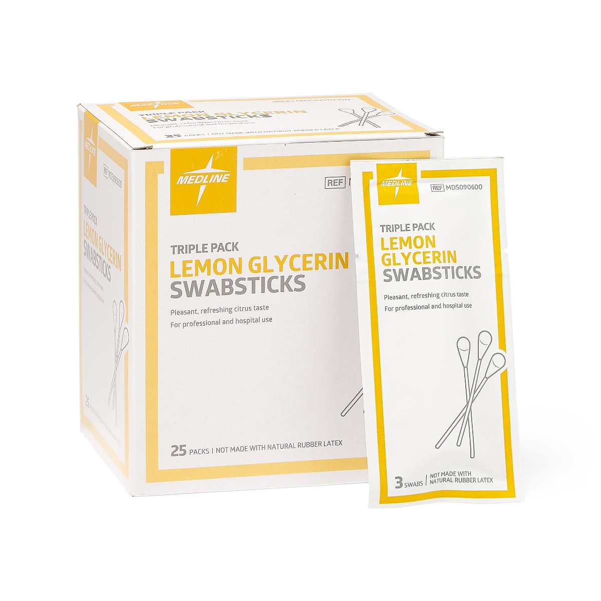 Medline Lemon Glycerin Swabsticks | Medline