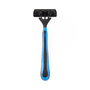 Medline Triple-Blade Facial Razors with Lubrication Strip | Medline