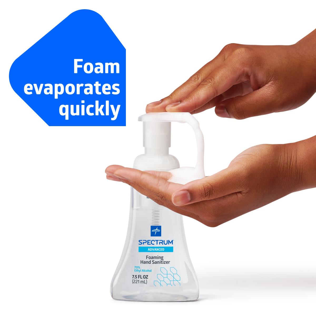 Spectrum Advanced 70% Ethyl Alcohol Foaming Hand Sanitizer | Medline