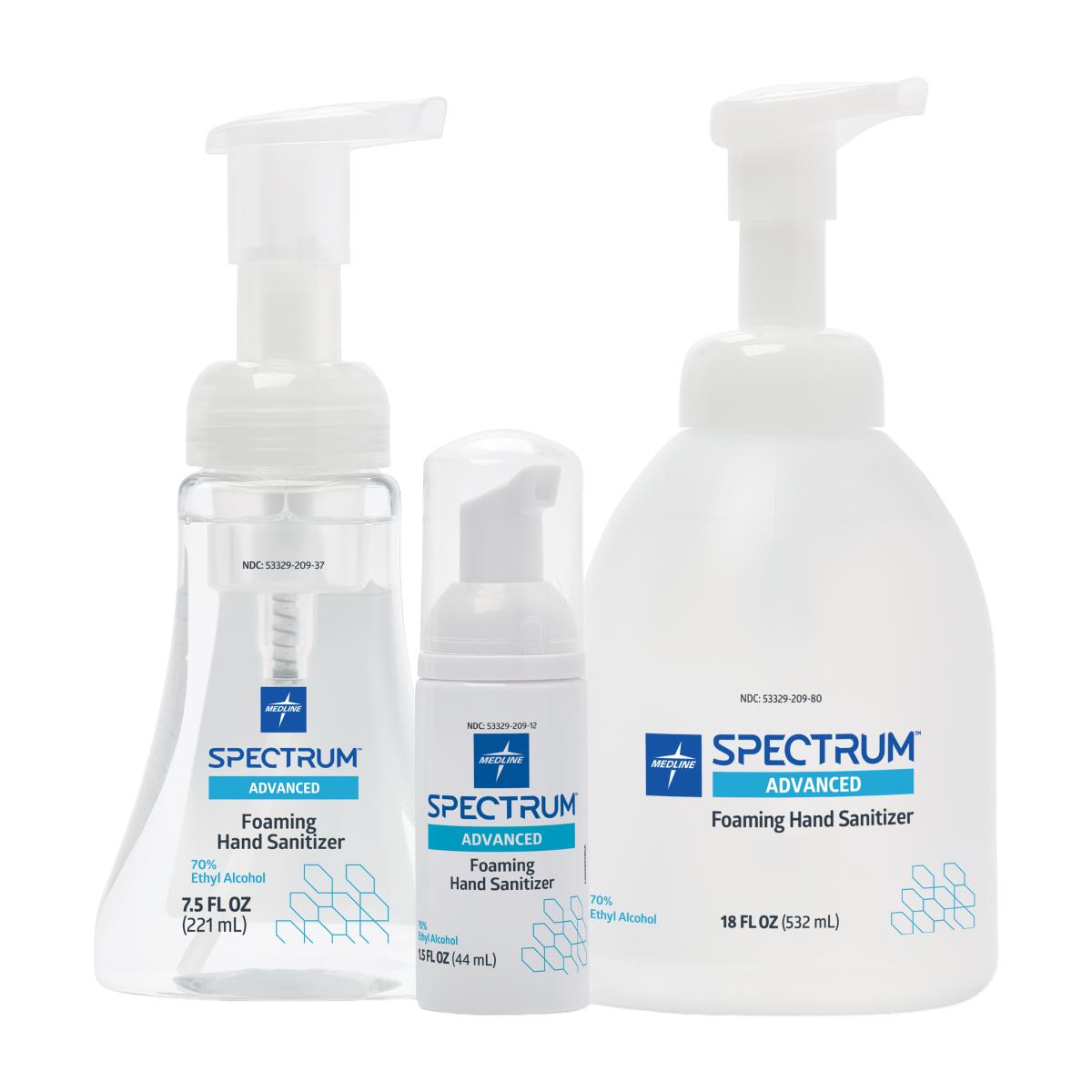 Spectrum Advanced 70% v/v Ethyl Alcohol Foam Hand Sanitizers | Medline
