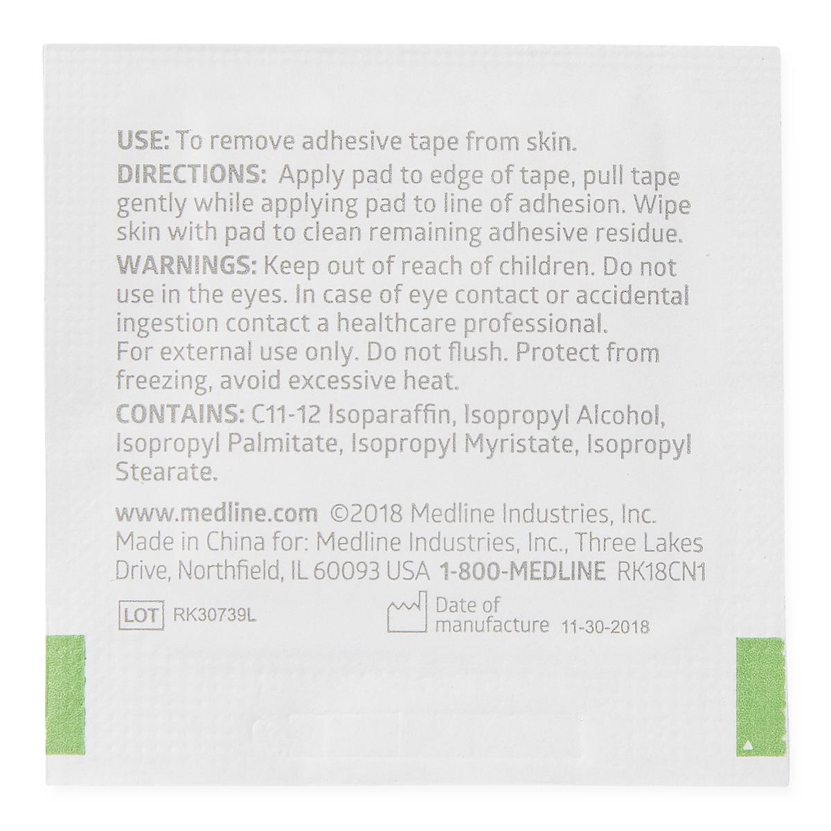 Medline Adhesive Remover Pads | Medline