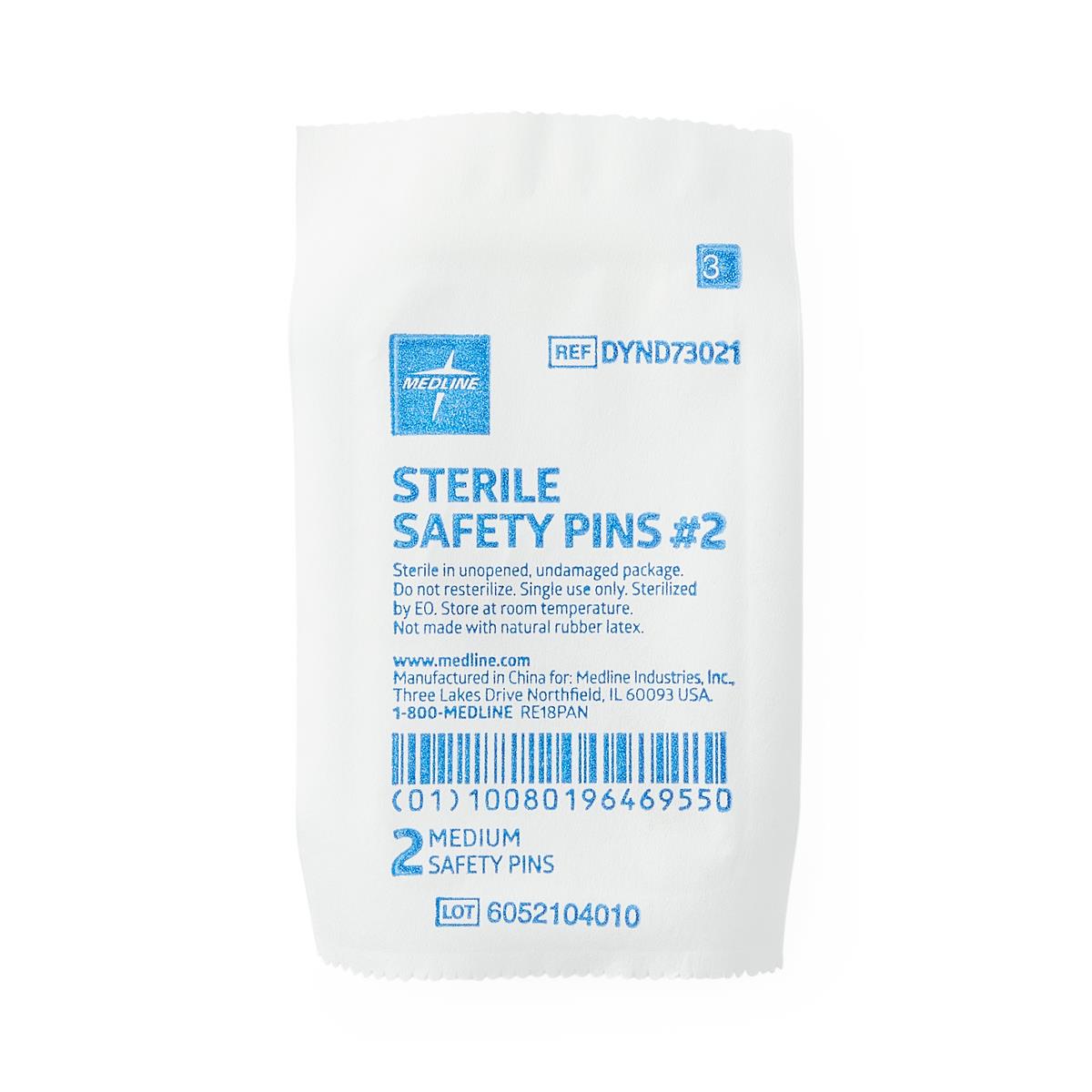 Medline Sterile Safety Pins | Medline