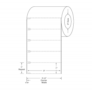 Cerner System Labels with Notch | Medline