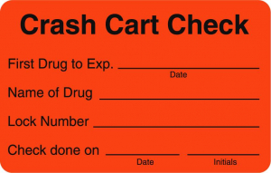 Centurion Crash Cart Check Labels | Medline Industries, Inc.