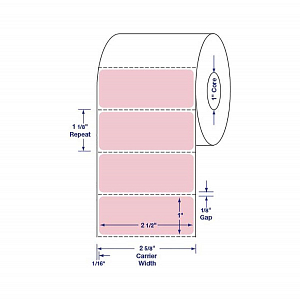 General LIS Direct Thermal Laboratory 2-1/2" x 1" Labels | Medline ...
