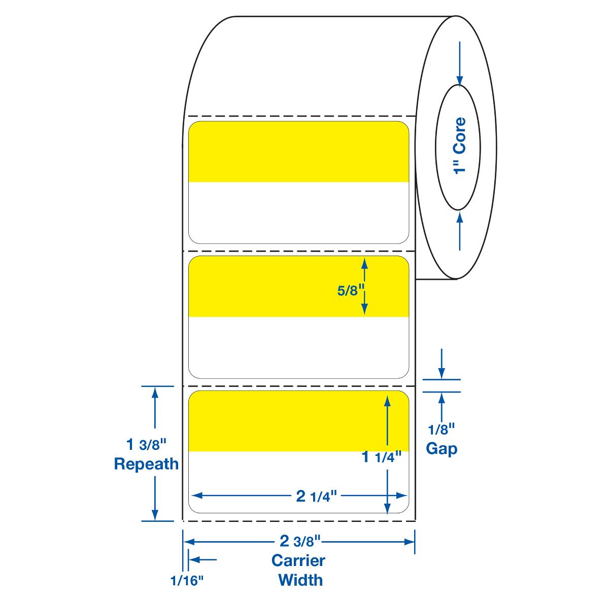 Centurion LIS Direct Thermal Laboratory 2.25" x 1.25" Labels | Medline