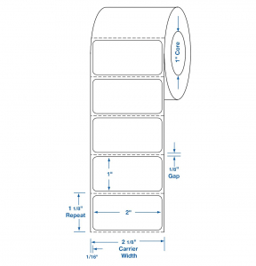 Centurion General LIS Direct Thermal Laboratory 2" x 1" Labels | Medline