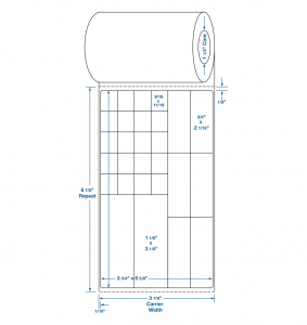 Freezer Adhesive Direct Thermal Laboratory Labels | Medline Industries ...