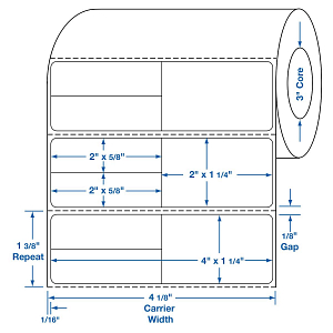 Meditech Direct Thermal Laboratory Labels | Medline