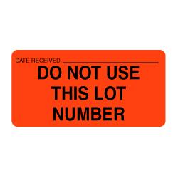 Centurion Date Received Do Not Use Lot Labels | Medline
