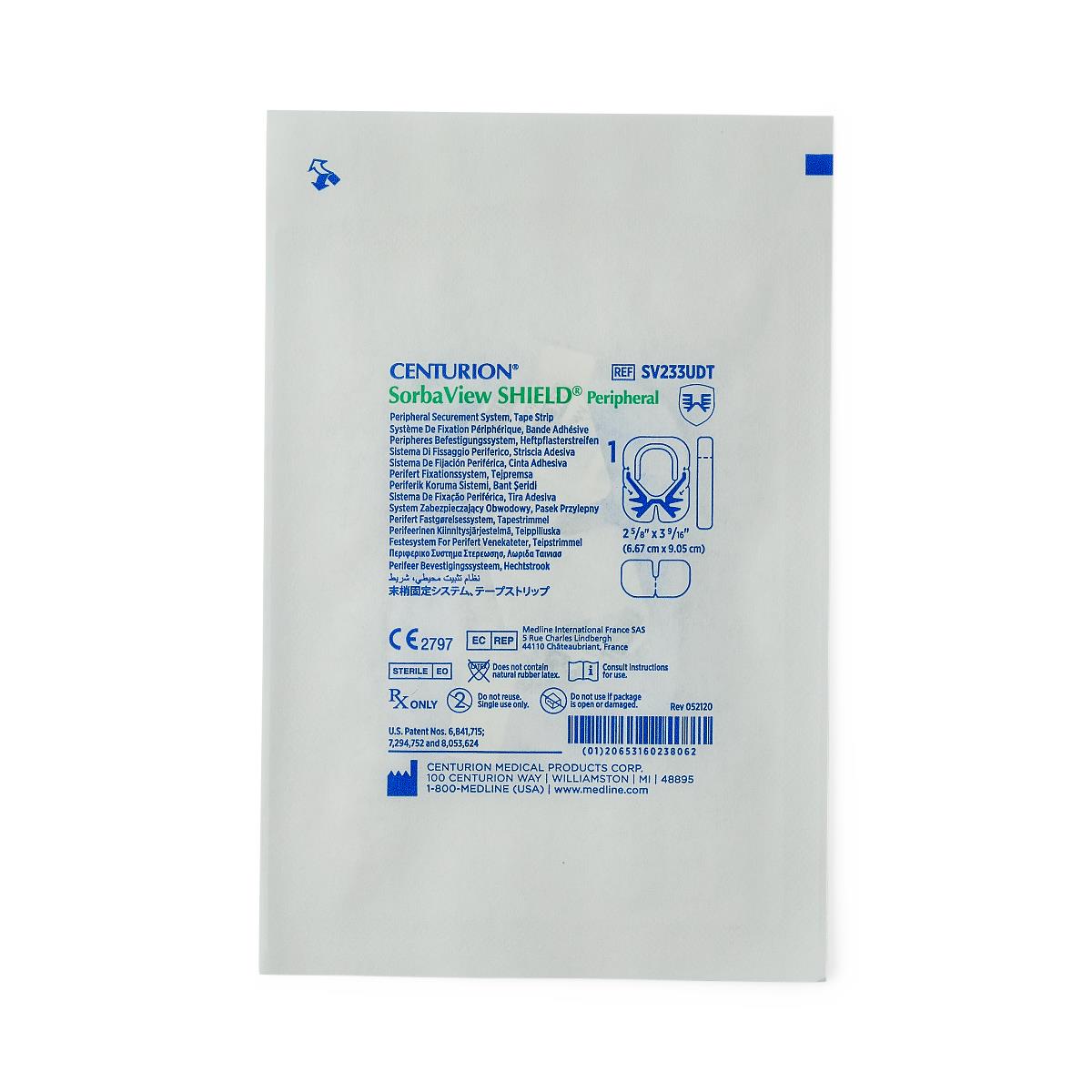 Peripheral SorbaView SHIELD Integrated Securement Dressings | Medline