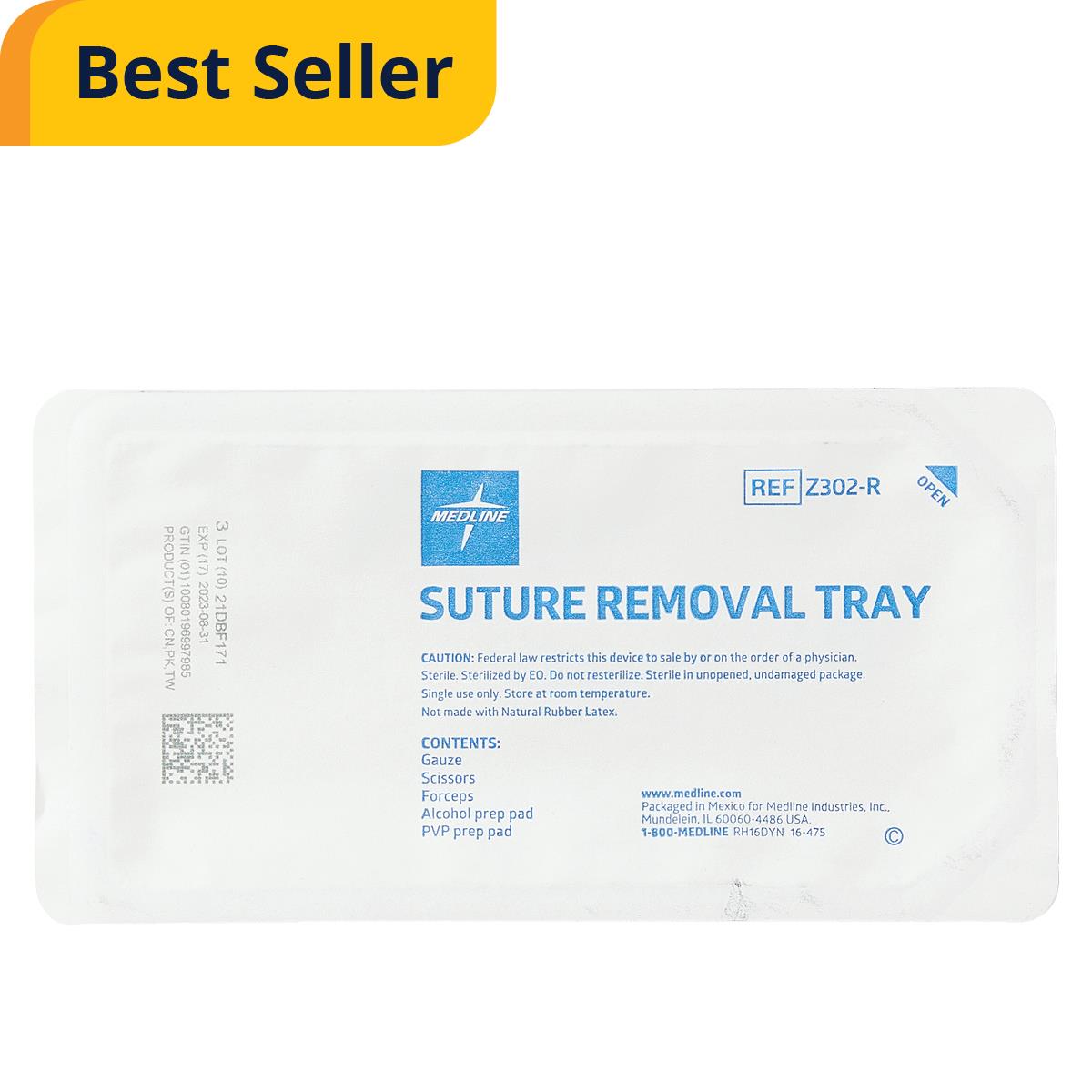 Medline Floor Grade Suture Removal Trays | Medline