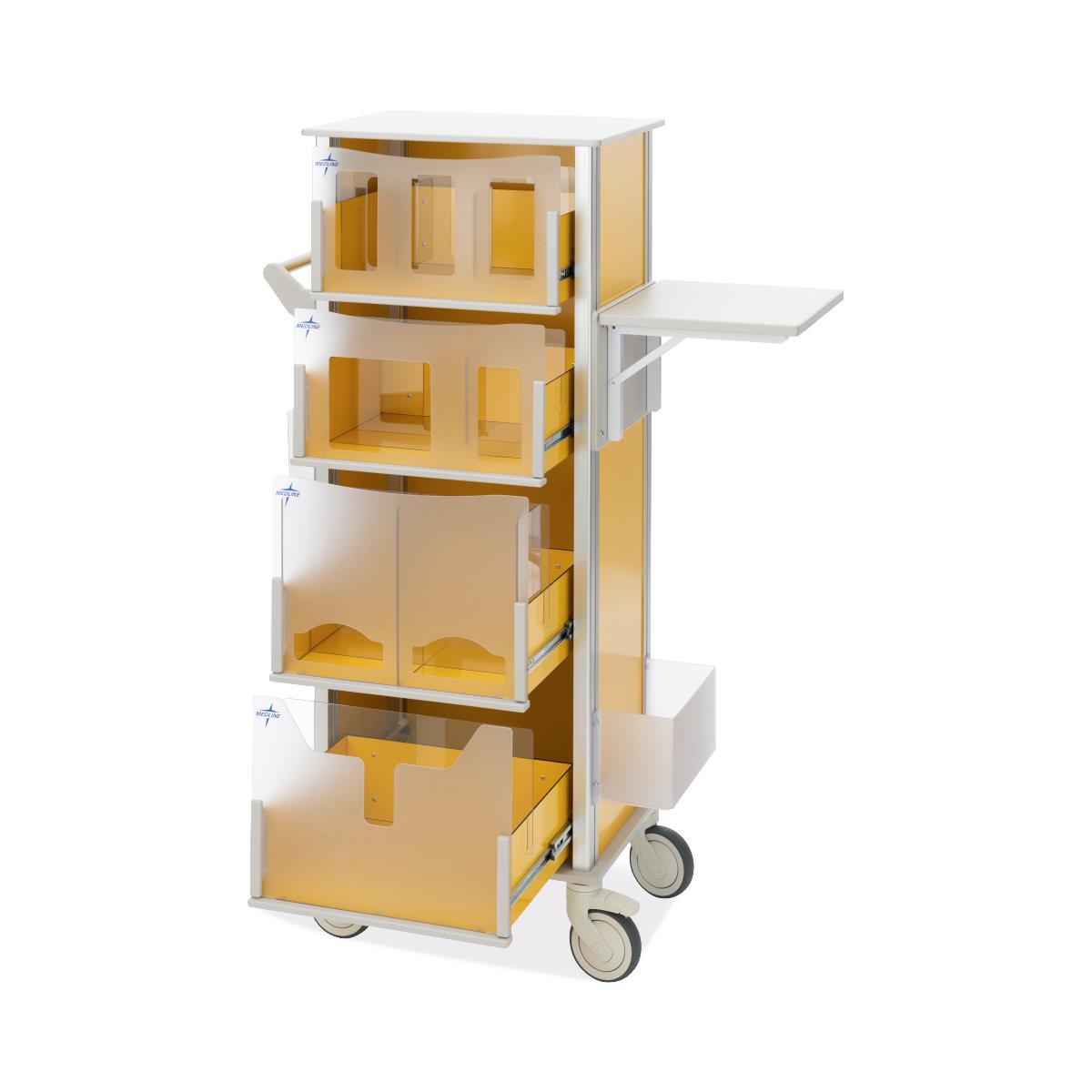 Medline Infection Prevention PPE Isolation Carts | Medline