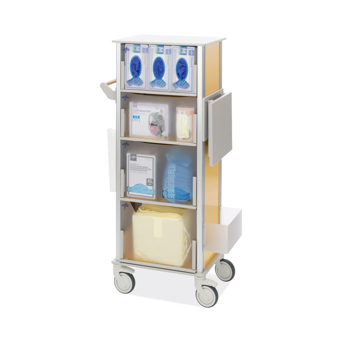 Medline Infection Prevention PPE Isolation Carts | Medline