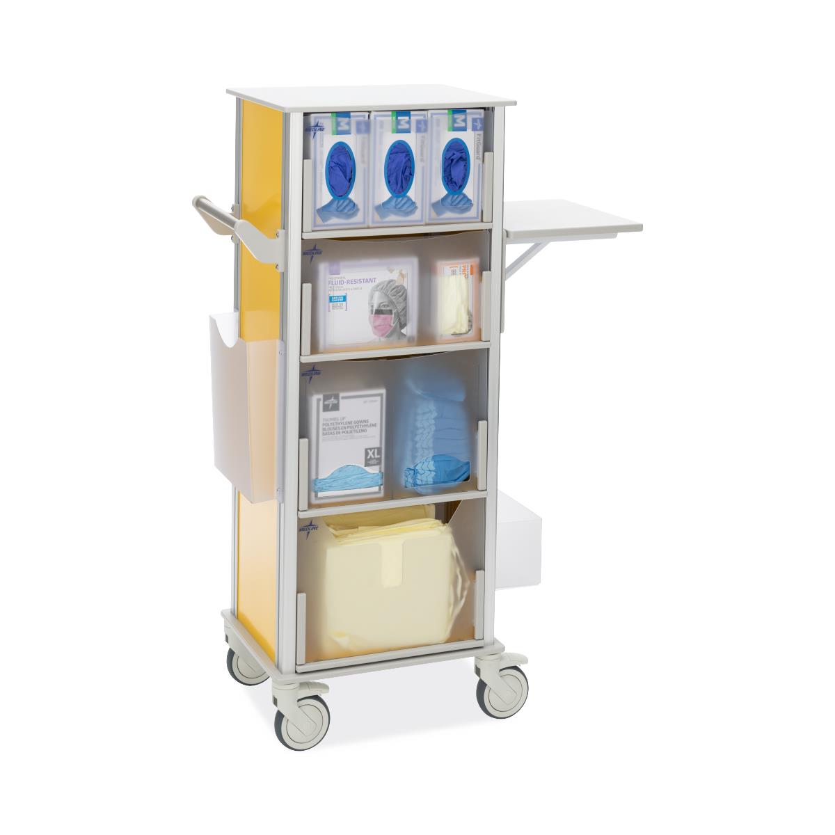 Medline Infection Prevention PPE Isolation Carts | Medline