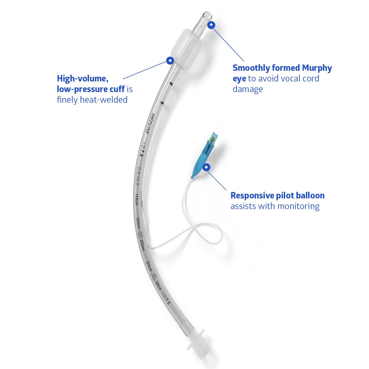 Medline Oral/Nasal Cuffed Endotracheal Tubes | Medline