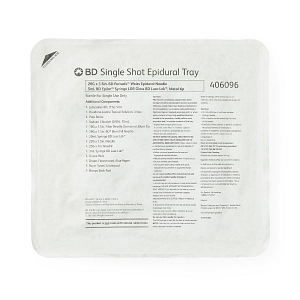 BD Single-Shot Epidural Trays | Medline
