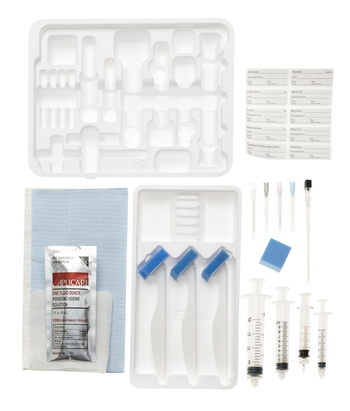 Spinal Block Trays without Pharmaceuticals | Medline