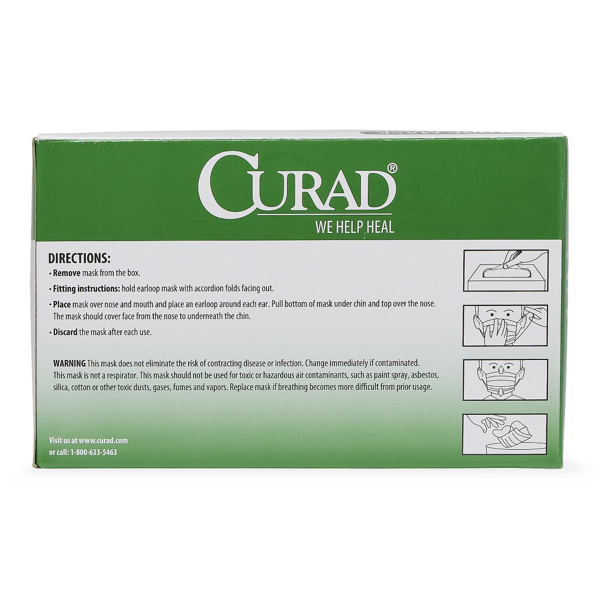 CURAD Extra-Small Face Mask with Ear Loops | Medline