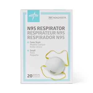 Cone-Style N95 Surgical Respirator Masks | Medline Industries, Inc.
