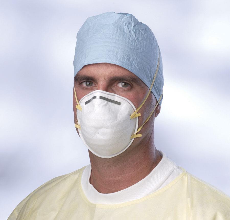 Medline Cone-Style N95 Surgical Respirator Mask | Medline