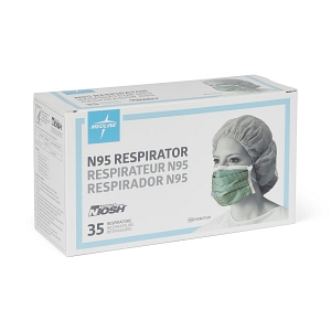 N95 Flat-Fold Particulate Respirator Masks | Medline Industries, Inc.