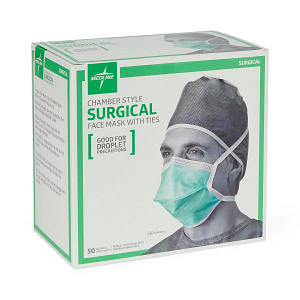 Duckbill-Style Surgical Face Mask with Ties | Medline Industries, Inc.