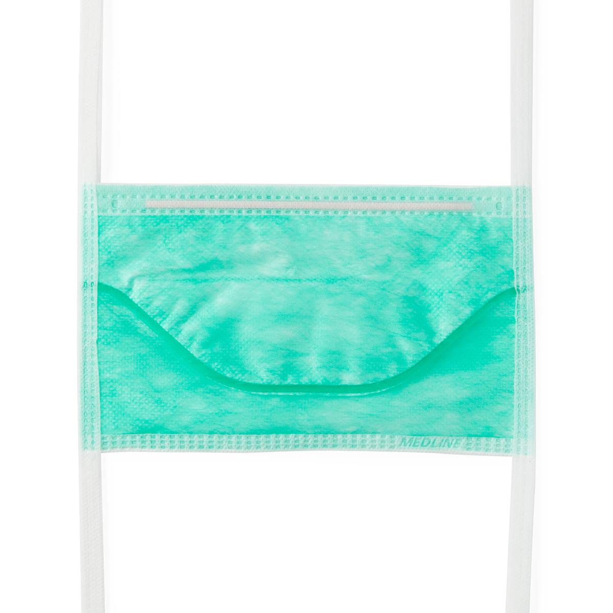 Medline ASTM Level 1 Duckbill-Style Surgical Face Mask with Ties | Medline