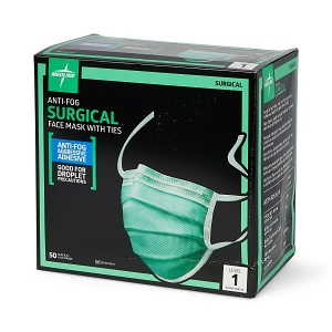 Medline Anti-Fog Surgical Face Masks with Ties | Medline Industries, Inc.