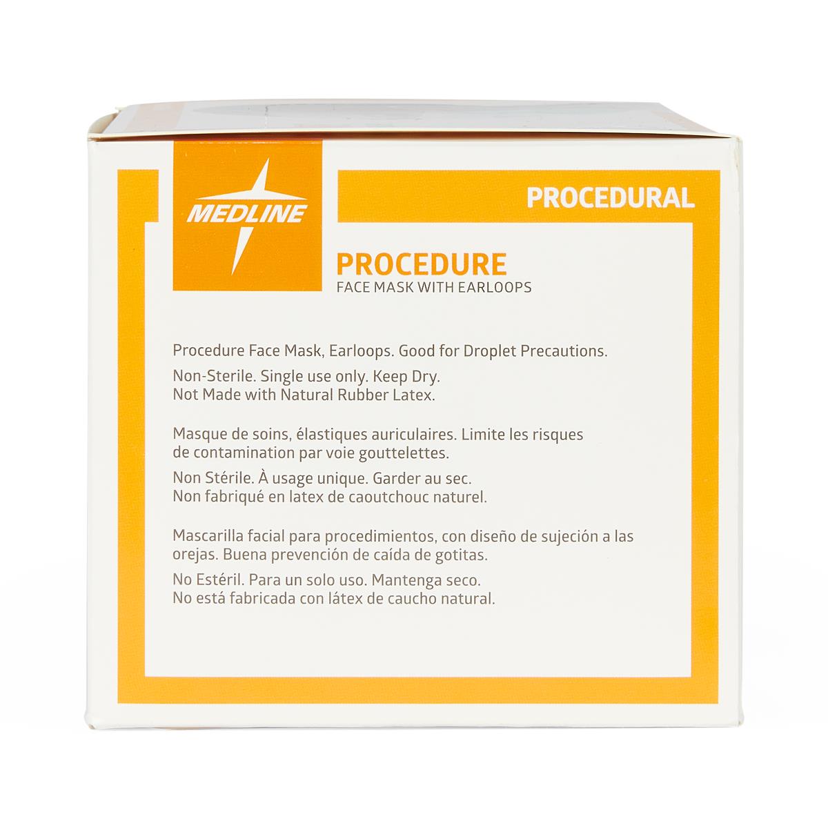 Medline ASTM Level 1 Basic Procedure Face Mask with Ear Loops | Medline