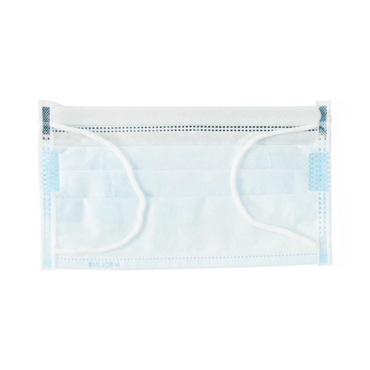 Medline ASTM Level 1 Procedure Face Mask with Anti-Fog Shield and Ear ...