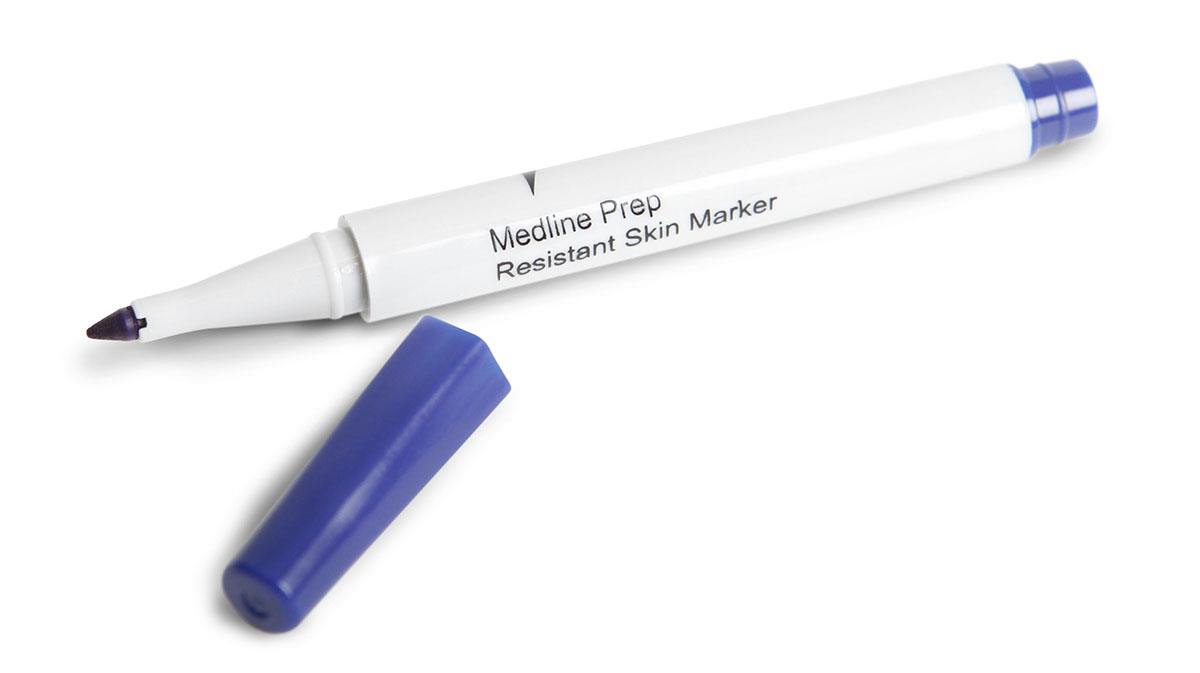 Nonsterile Regular-Tip Prep-Resistant Skin Marker | Medline