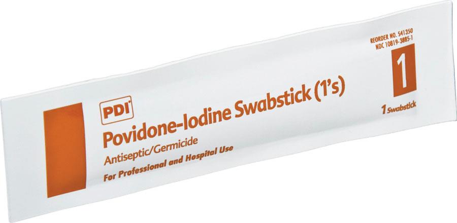 PDI 10% USP PVP-I Skin Antiseptic Swabsticks | Medline