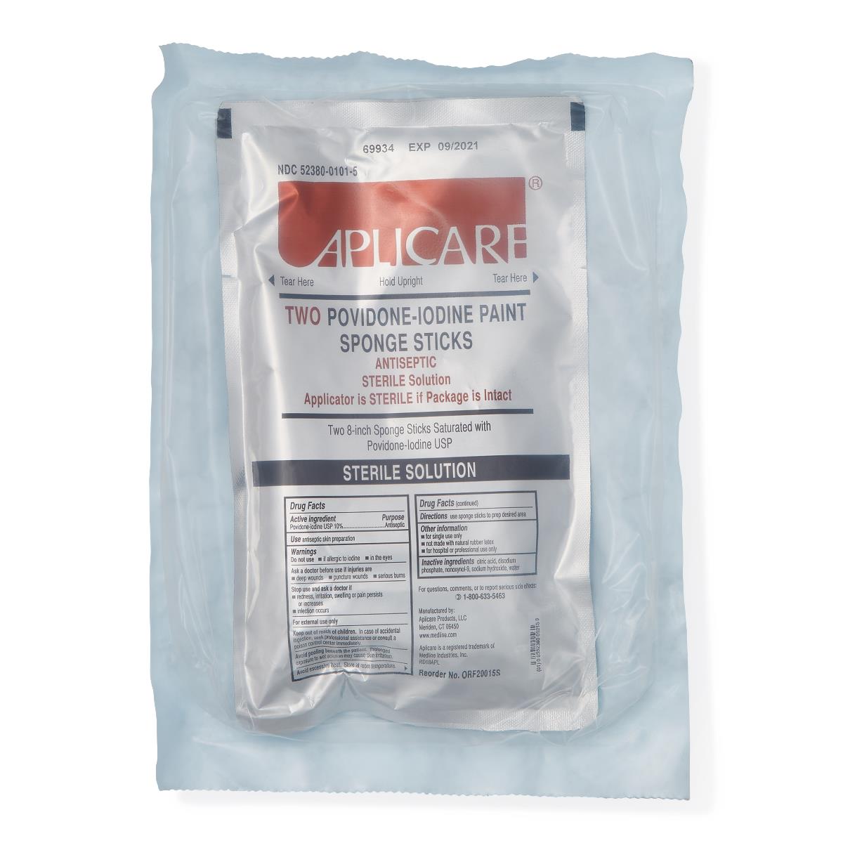 Medline PVP Paint Sponge Sticks | Medline