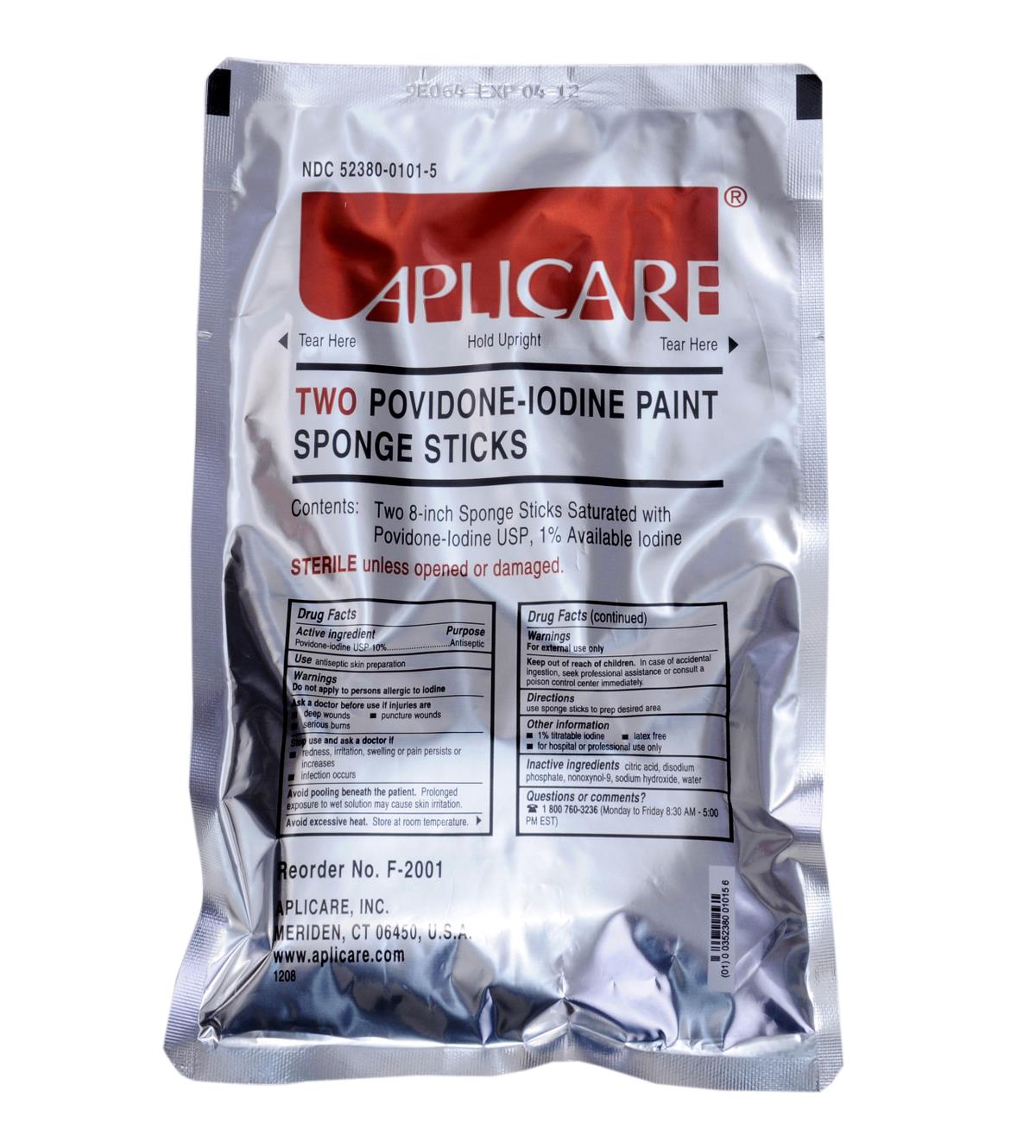 Medline PVP Paint Sponge Sticks | Medline