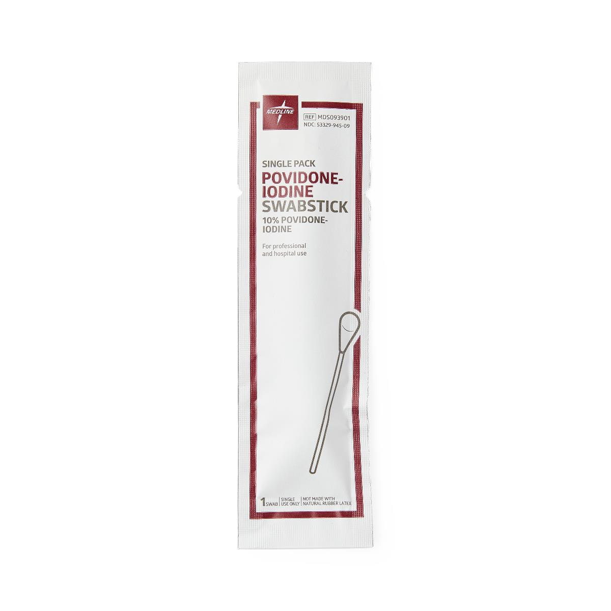 Medline Povidone-Iodine Swabsticks | Medline