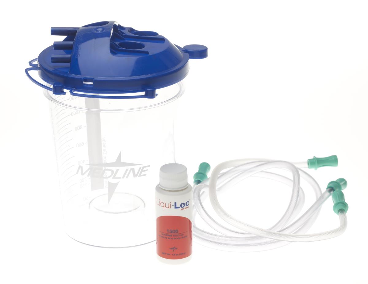 Rigid Suction Canister with Tubing and Solidifier | Medline