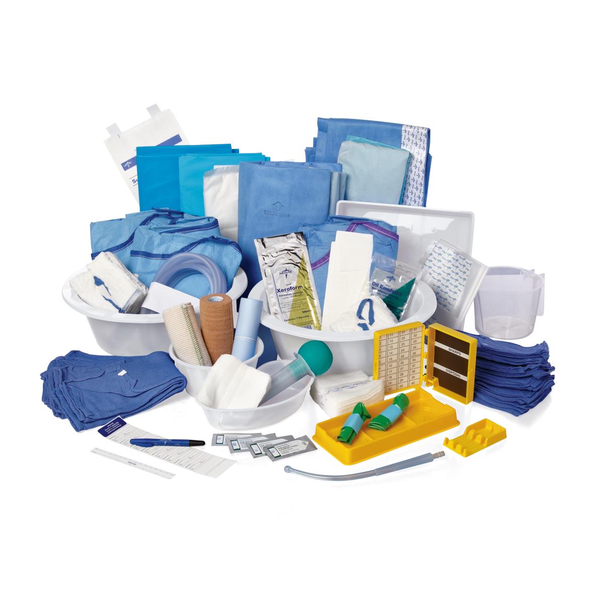 Medline Major Ortho Split Standard Surgical Trays | Medline