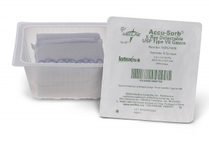 Sterile 100% Cotton X-Ray Detectable Gauze Sponges | Medline Industries ...
