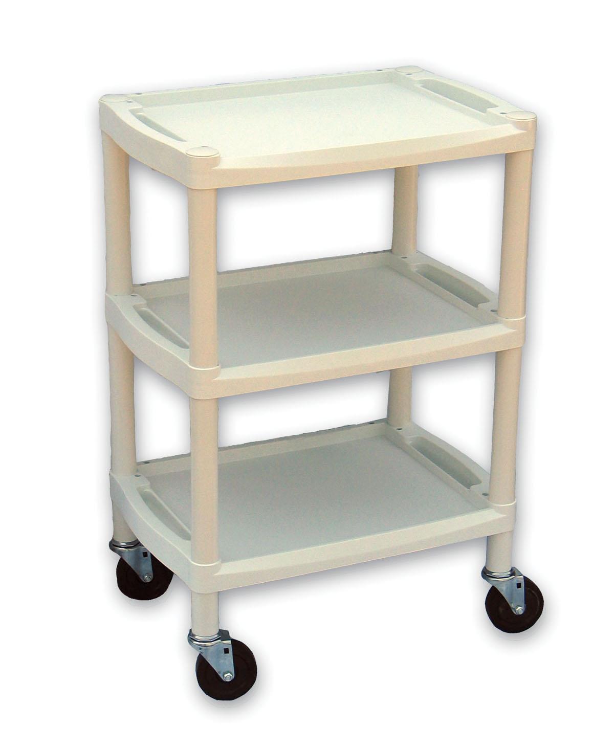 Three-Shelf Mobile Cart | Medline
