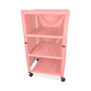 PVC Medium Linen Carts with New Era Infection Control Design | Medline ...