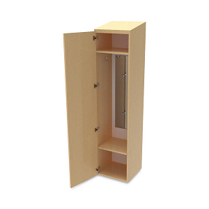 Intensa Wardrobe Slope Top Cabinet with Mirror | Medline Industries, Inc.