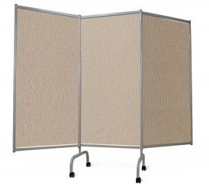 Elite 3-Panel Privacy Screens with Silvertex | Medline Industries, Inc.