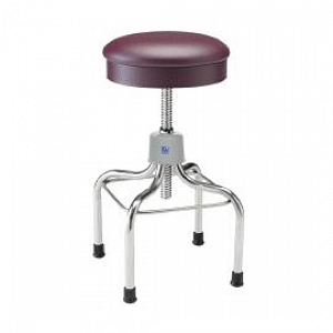 Pedigo Adjustable-Height Backless Stainless Steel Stools | Medline ...