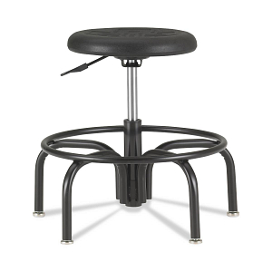 Intensa Urethane Seat Industrial Stool with 5-Leg Tubular Base ...