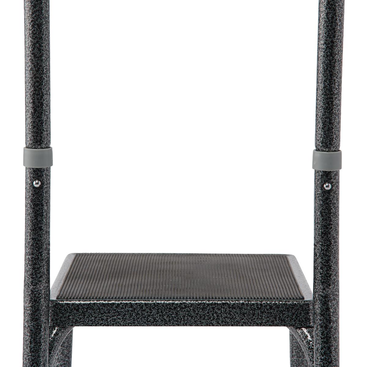 Medline Chrome Stepstool with Handrail | Medline