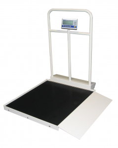 Befour Tilt and Roll Wheelchair Scale with Handrail | Medline
