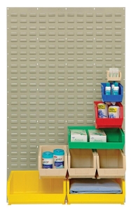 Quantum Storage Steel Wall Mounted Louvered Panels | Medline Industries ...