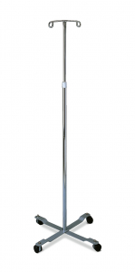 Medline Chrome Four Leg IV Poles | Medline